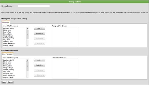 ESS Administration - Help Documentation